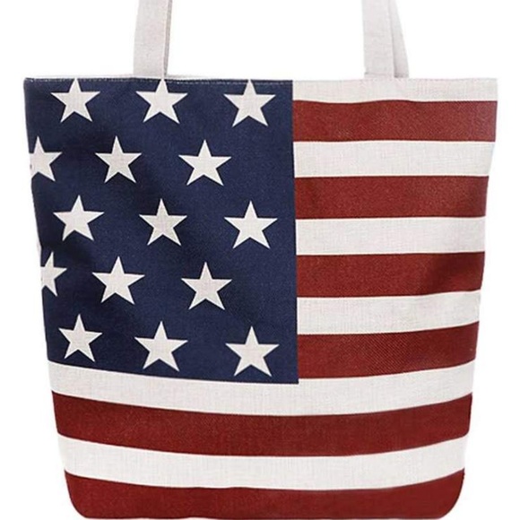 Bags | Us Flag Tote Bag | Poshmark